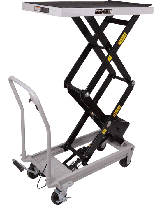 Hand Trucks R Us - Roughneck Rapid Lift XT Lift Table — 500lb. Capacity ...